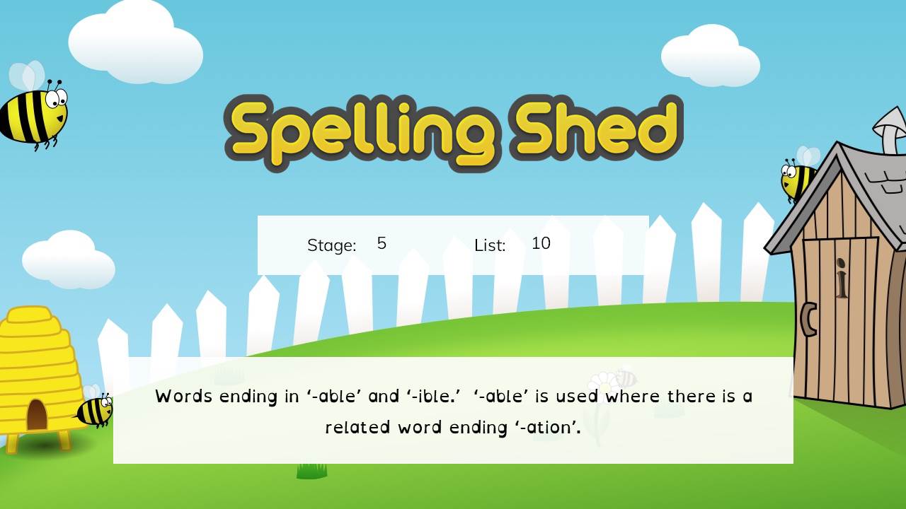 Spelling Shed EdShed Resource Spelling Shed Curriculum Stage 5 Spelling Shed EdShed Resource Spelling Shed Curriculum Stage 5
