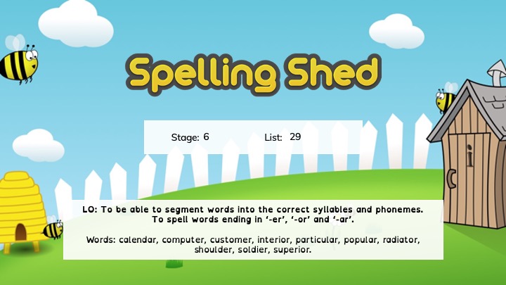 Spelling Shed - EdShed Resource // Spelling Shed 2022 - Stage 6 ...