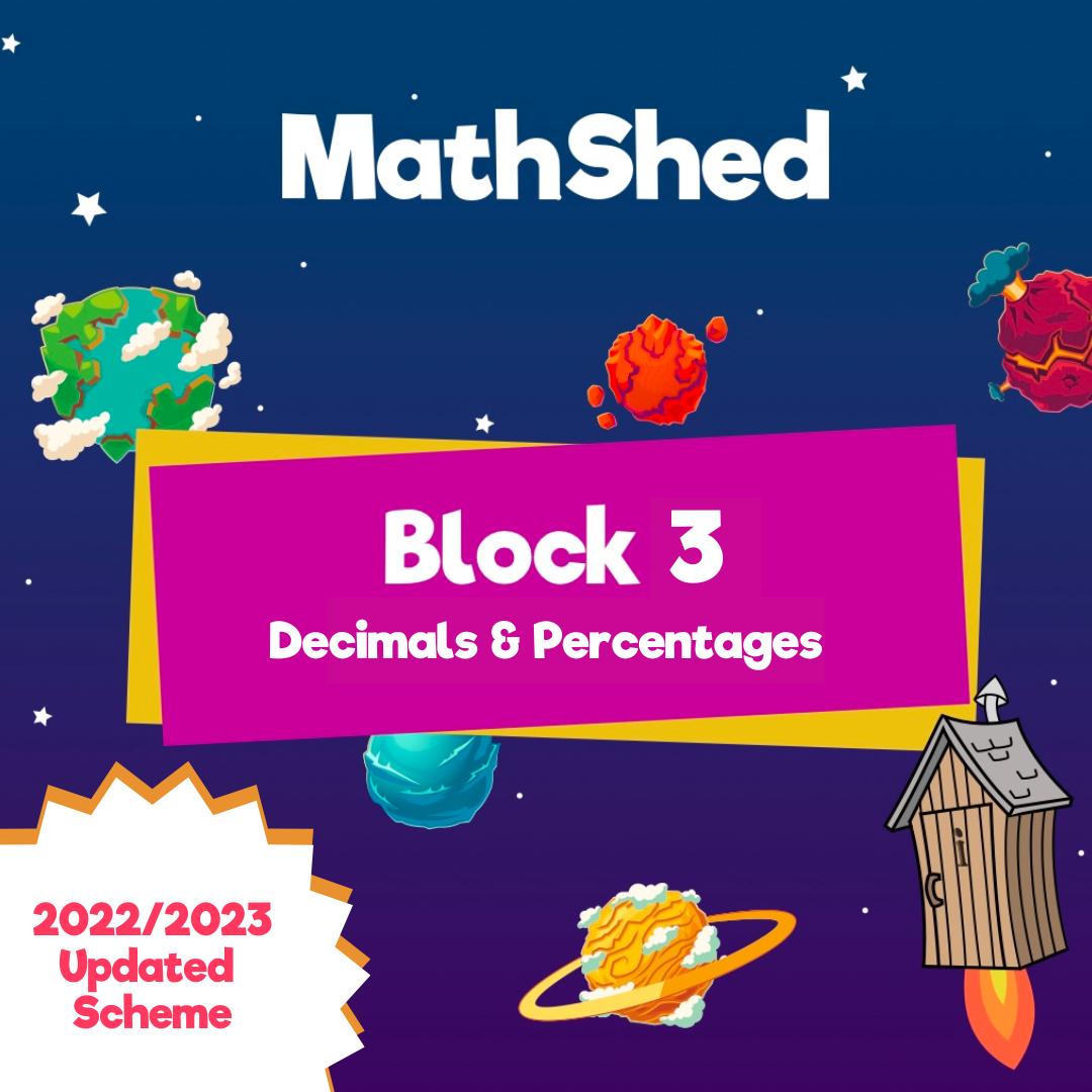 MathShed Block 3 Decimals And Percentages